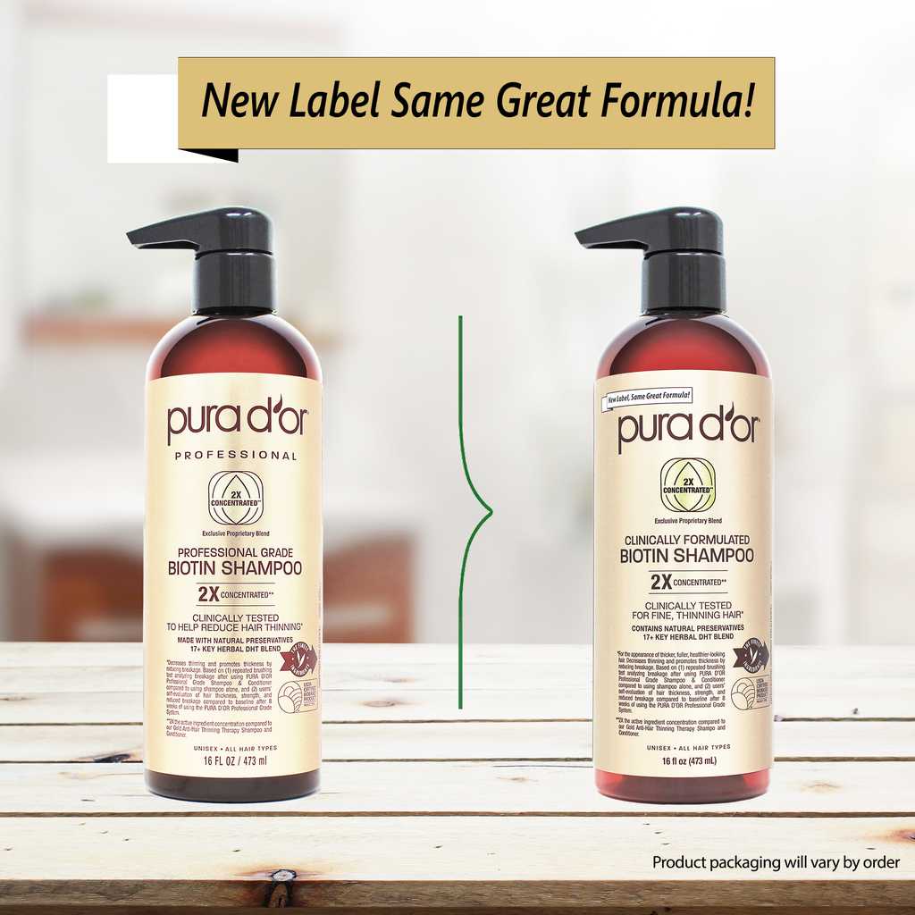 Clinically Formulated Biotin Shampoo 16oz – PURA D'OR